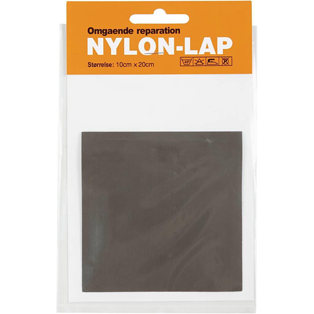 Nylon-lap, armygrøn 10x20cm - STOF2000